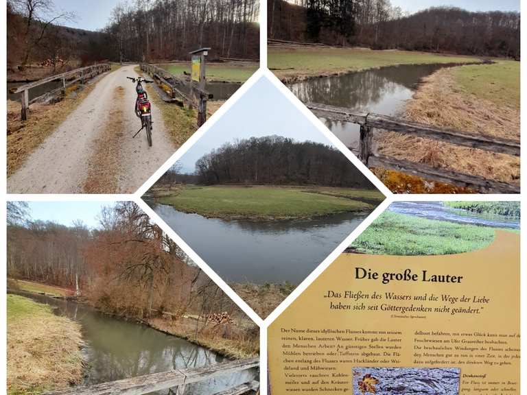 Fahrradtour ab Rathaus Wanderparkplatz Indelhausen durchs große ...