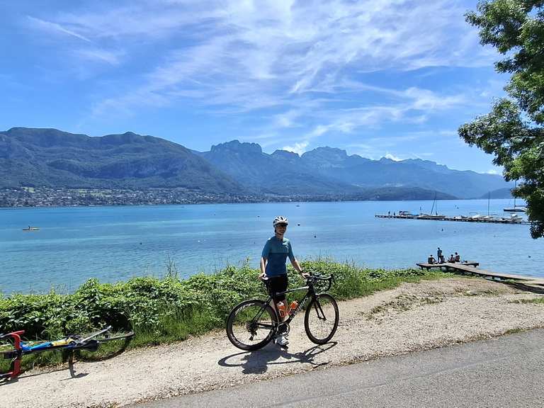 Rund um den Lac de Annecy mit Col de Bluffy und Col de Forclaz ...