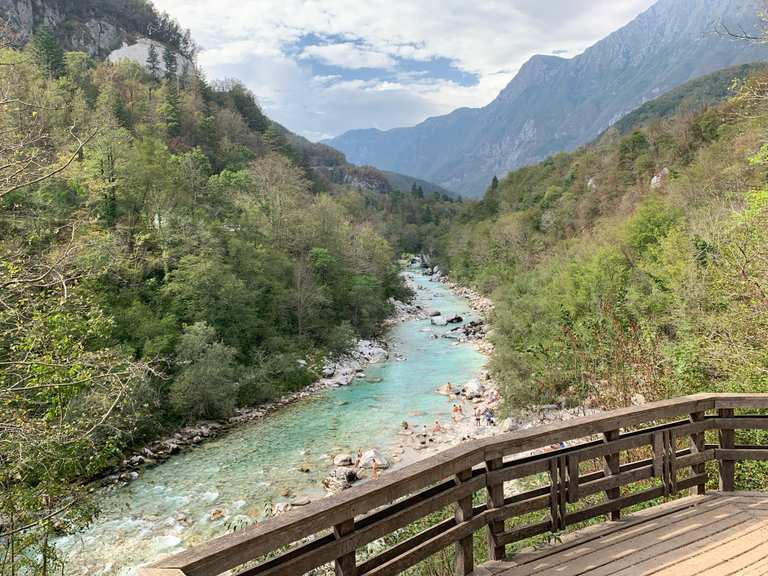Sočatal - zum Kozjak-Wasserfall bei Kovarid | Wanderung | Komoot