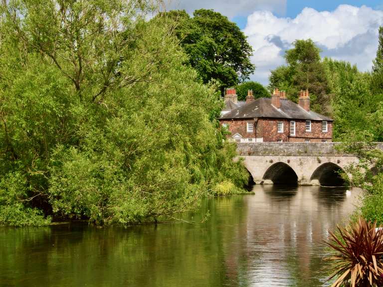 Walking through water meadows — the Avon Valley Path | Hiking ...