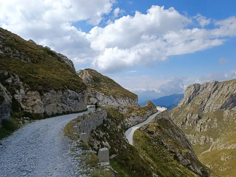 Gravel roads and serpentines – Mediterranean Alps Cycle Route ...