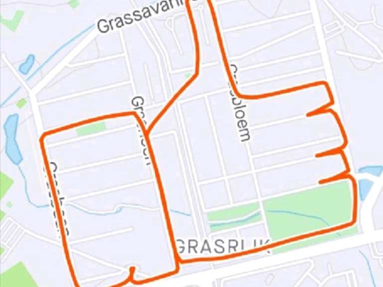 Strava Art | Komoot