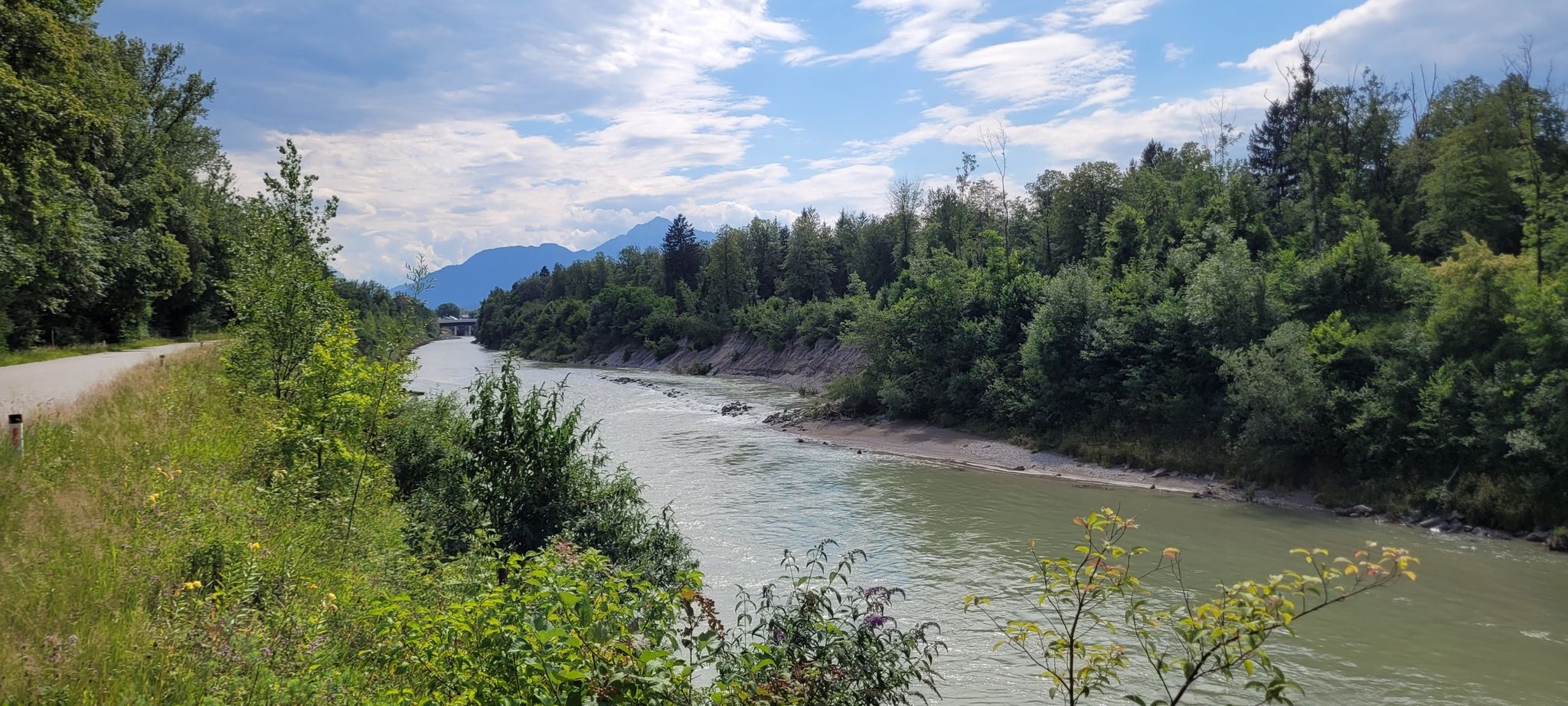 Alterbach Riverside Cycle Path – Saalach River in Salzburg loop from ...