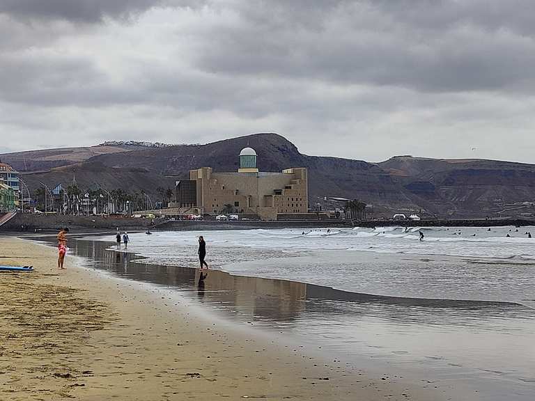 GRAN CANARIA. Paseo por la playa de las Canteras (ida) | Wanderung | Komoot