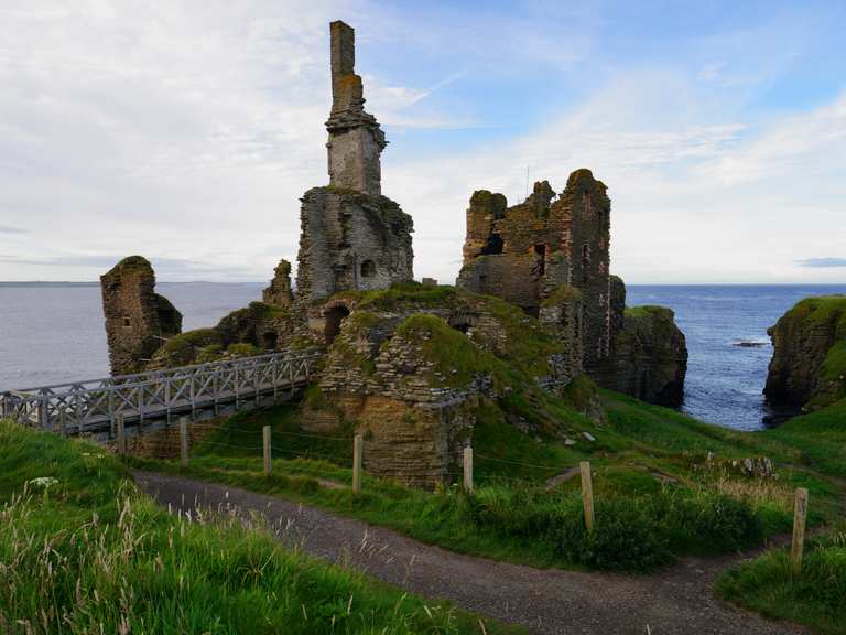 🇬🇧 Schottland, Wick: Castle Sinclair und Leuchtturm | Wanderung | Komoot