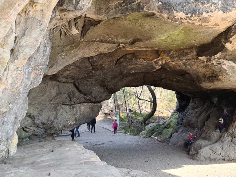 Malerweg - Vom Beuthenfall nach Schmilka (Bus-Lichtenhain Beuthenfall ...