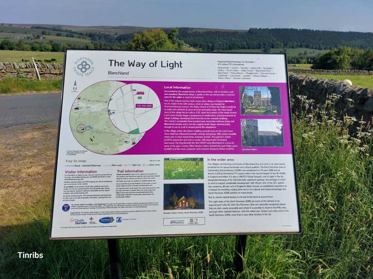 Edmundbyers Blanchland bolts law loop | e-mountain bike ride | Komoot