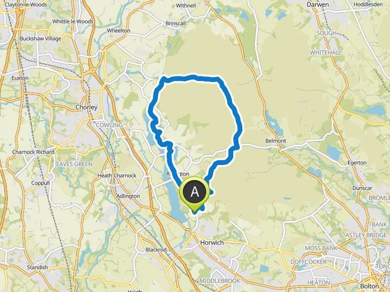 End of the Res – Rivington Pike Loop from Rivington | run | Komoot