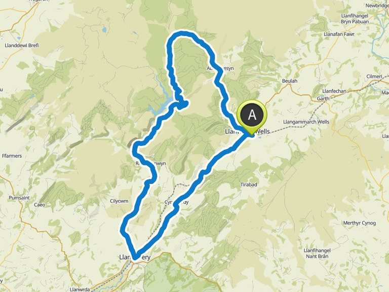 Devil's Staircase – Llyn Brianne Dam Loop from Llanwrtyd | road ride ...