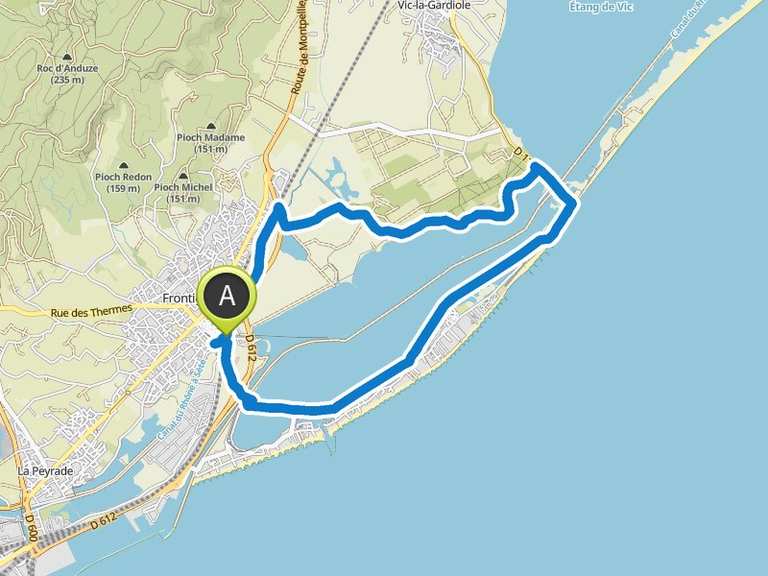 Bois des Aresquiers Circuit à partir de Frontignan | randonnée pédestre ...