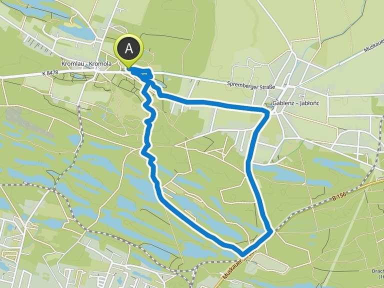 Rakotzbrücke – Park Gablenz Runde von Kromlau - Kromola | Wanderung ...