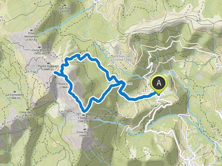 Rifugio Azzoni – Monte Resegone Itinerario ad anello da Fuipiano Valle ...