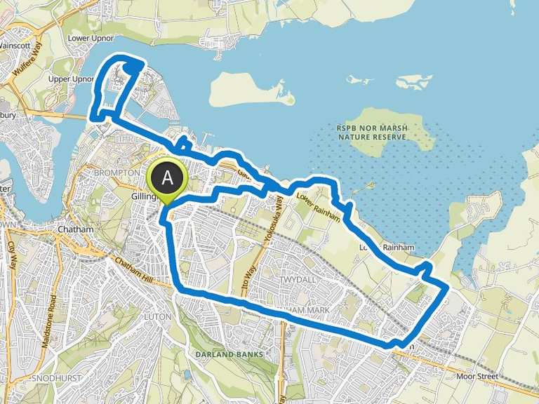 St. Mary's Island – Riverside Country Park Loop from Chatham | bike ...