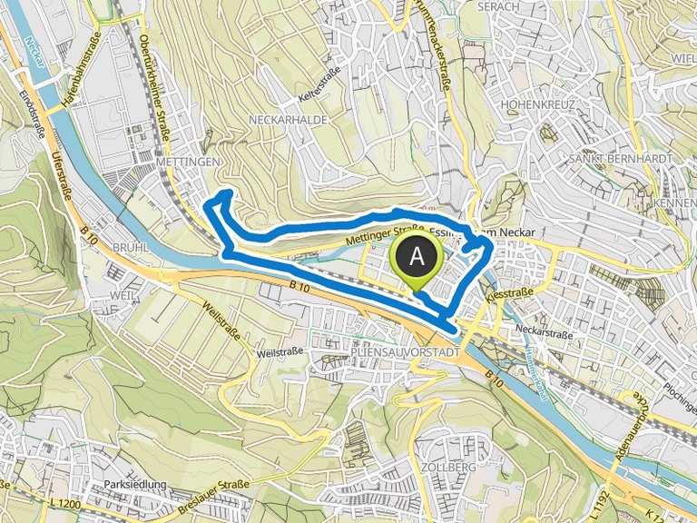 Esslinger Altstadt – Innere Brücke Runde von Esslingen (Neckar ...