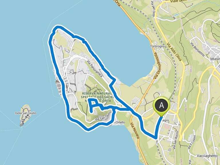 Weg direkt am Wasser – Orta San Giulio Runde von Orta-Miasino ...