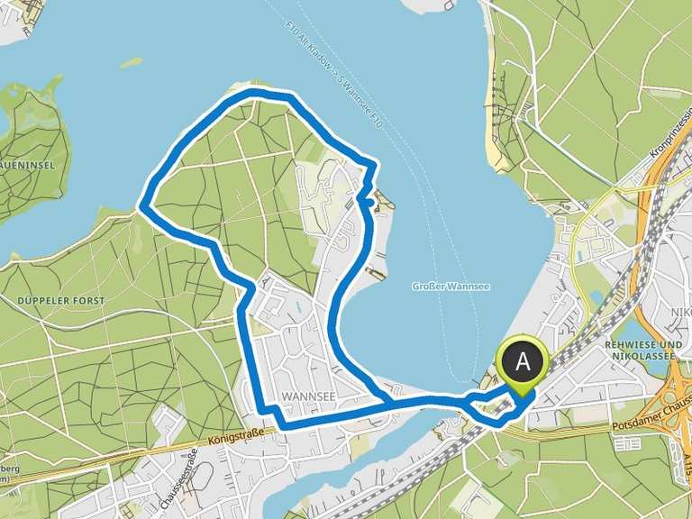 Wannsee – Platz zum Verweilen Runde von Wannsee | Wanderung | Komoot