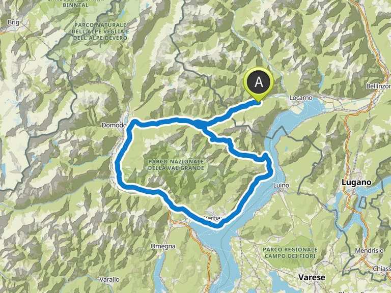 Mergozzo – Lago di Mergozzo Runde von Cannobio | Rennrad-Tour | Komoot