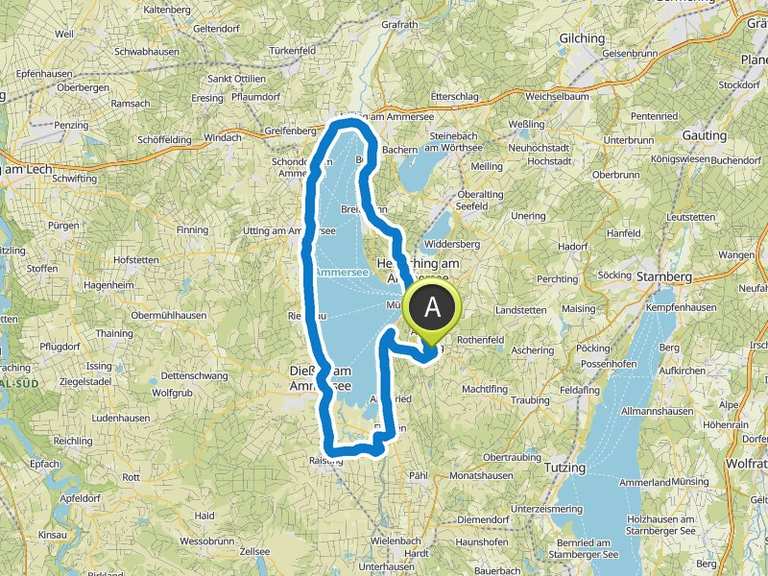 Ammersee – Ammersee Runde von Andechs | Fahrradtour | Komoot