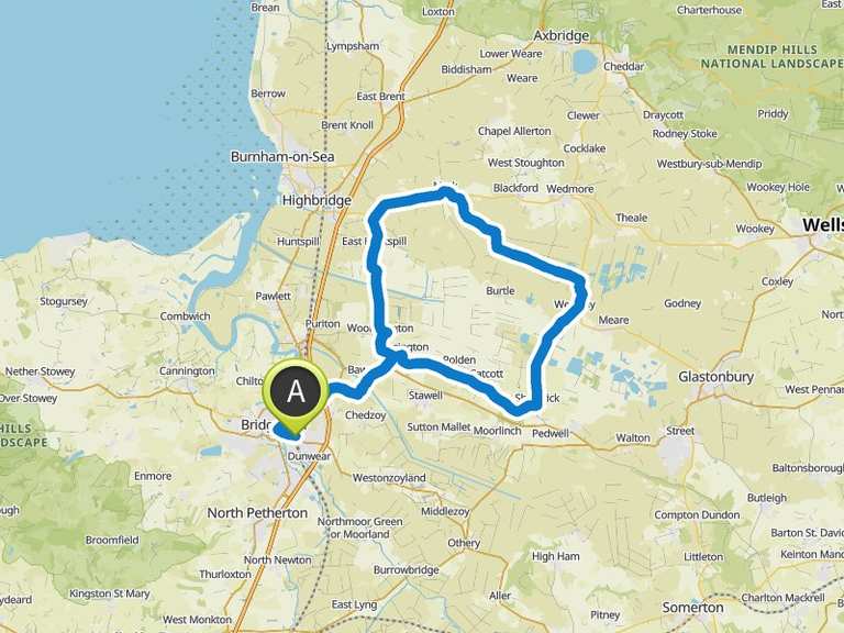 Somerset Levels = easy cycling – Locksway Cycle Path Loop from Bawdrip ...