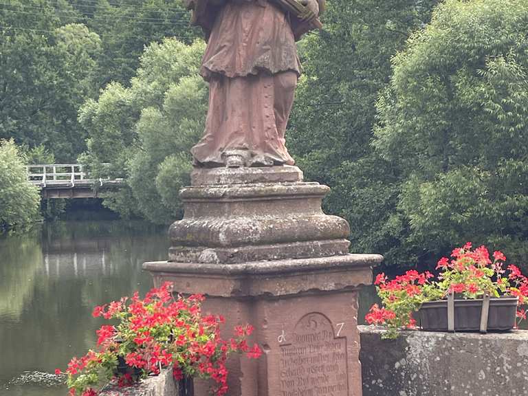 ST-2022 Tag 10 - von Rieneck nach Würzburg | fietstocht | Komoot