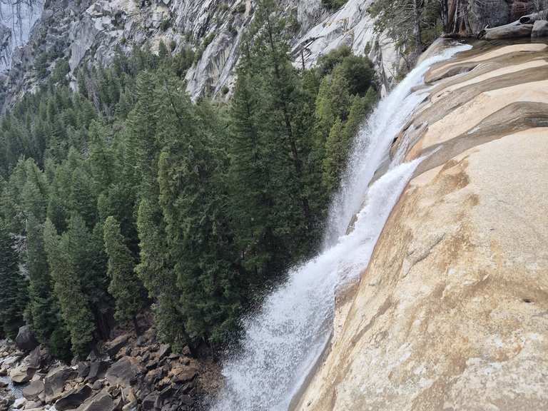 John Murr Trail to Vernal Falls and Nevada Falls (Winter Trail ...